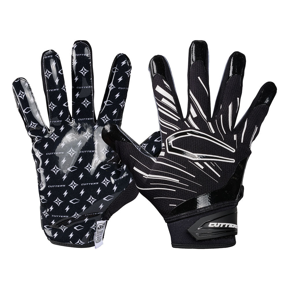 Black/White Lux Game Day Pro Limited-Edition Receiver Gloves – Shock Doctor