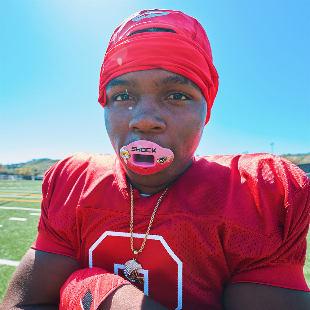 Warheads Max AirFlow Football Lipguard w/ Flavor Fusion | Shock Doctor
