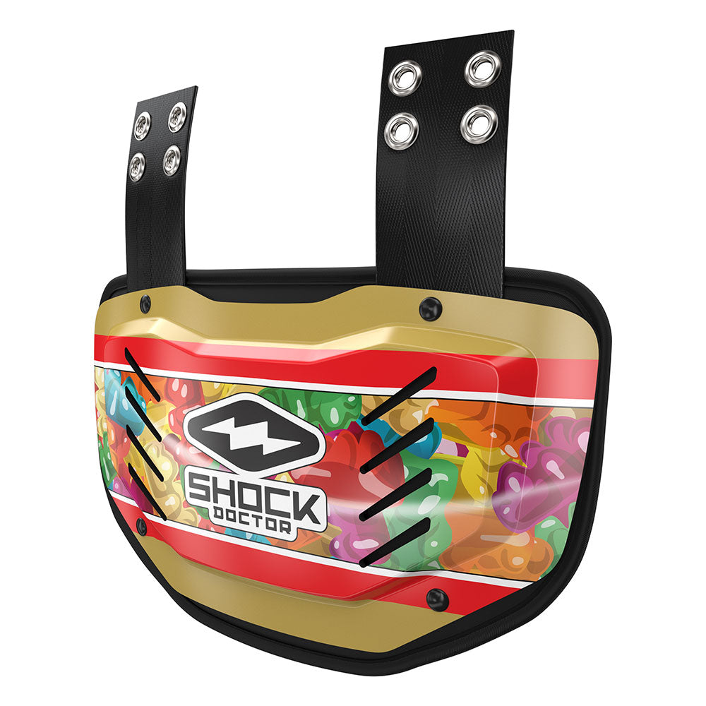 Showtime Gold Gummies Football Back Plate Protector | Shock Doctor