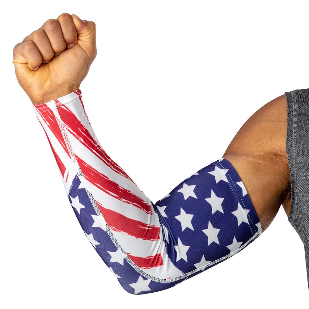 Stars & Stripes Showtime Compression Arm Sleeve | Shock Doctor